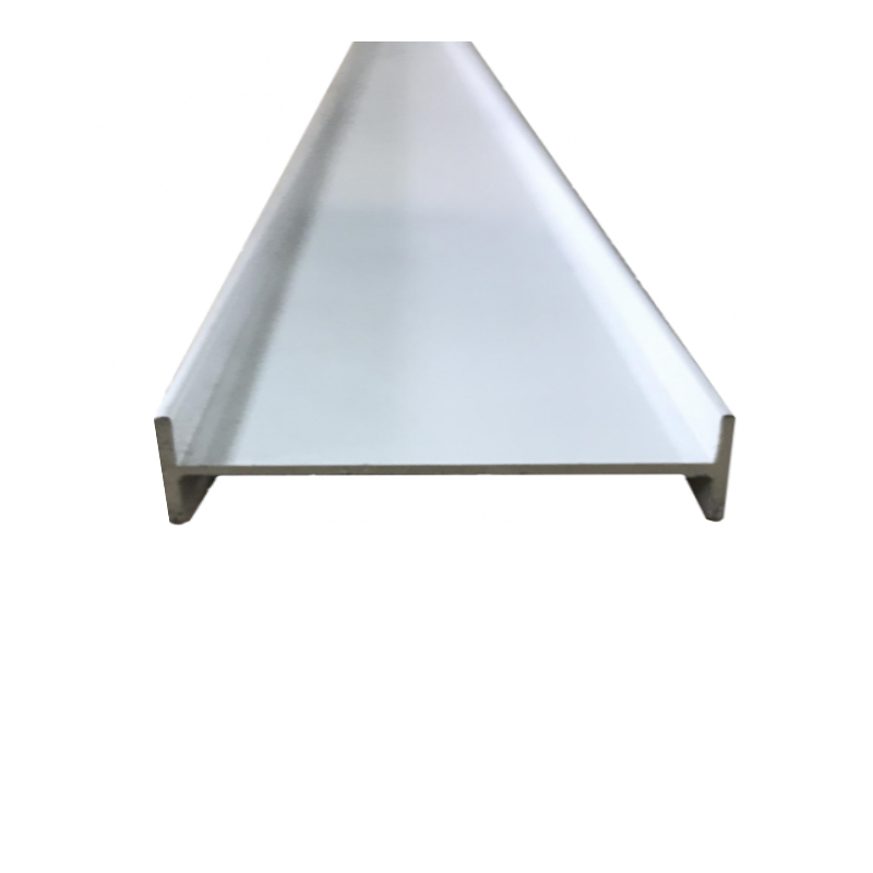 Perfil unión 120mm. en aluminio