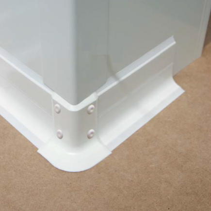 Cantonera para Rodapié 90mm en PVC