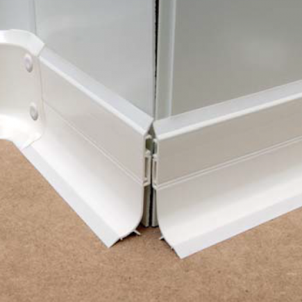 Cantonera para Rodapié 90mm en PVC